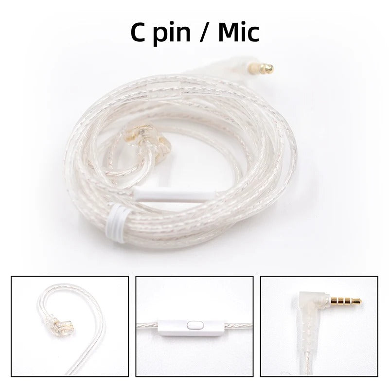 Cable Blanco (Pin B & Pin C) - KZ – TAYMI Perú